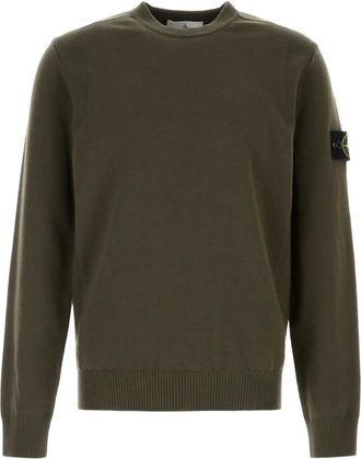 Stone Island pull en laine mélangée - Vert