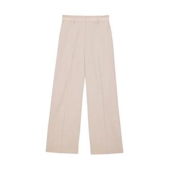 Msgm Msgm, Femme, Pantalons, Beige, Taille: 38 FR Pantalon Large