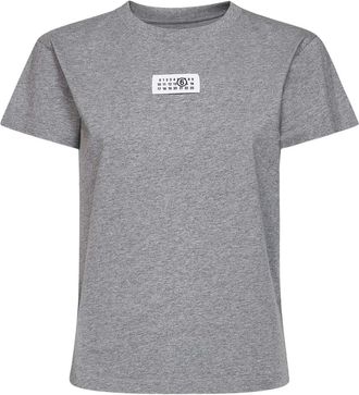 Maison Margiela Femme, Tops, Gris, Taille: 42 FR T-shirt ras du cou