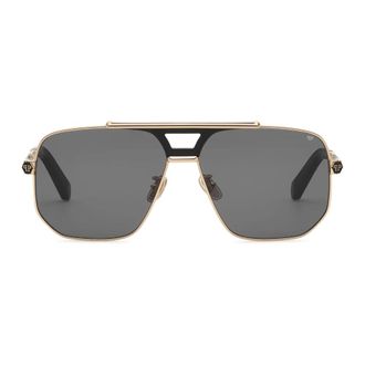 Philipp Plein Plein Royal Sonnenbrille - - Accessories - Herren - Schwarzk - 62 MM