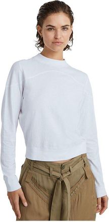 G-Star G-Star RAW Womens Tops Constructed Loose Mock t ls wmn, Weiß (White D24627-D601-110), XXL