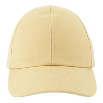 Courr&egrave;ges Homme, Accessoires, Beige, Taille: M Signature AC Cotton Cap
