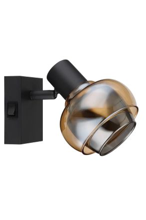 Globo Lighting Strahler, Schwarz, Metall, Glas, 13.5x12.5x10.5 cm, verstellbare Spotlights, Wippschalter, Lampen & Leuchten, Innenbeleuchtung, Spots & Strahler, Deck