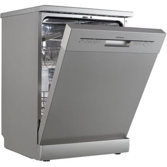 Respekta Geschirrsp&uuml;ler Sp&uuml;lmaschine freistehend oder unterbauf&auml;hig 60 cm Silber Respekta