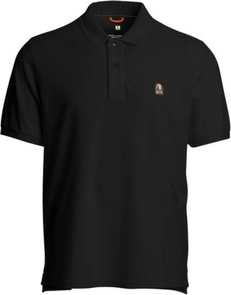 Parajumpers Homme, Tops, Noir, Taille: XS Patch Polo