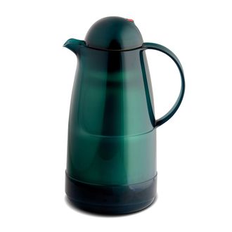 Rotpunkt Isolierkanne 215 Christine 1,5 l | Zweifunktions-Drehverschluss | BPA Frei- gesundes Trinken | Made in Germany | Warm + Kalthaltung | Glaseinsatz (Glo