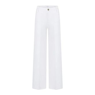 Cambio Wide Leg Hosen - - Trousers - Damen - Wei&szlig; - XL