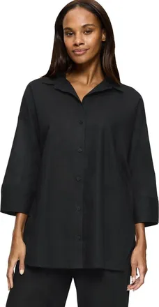 Triumph Summer Wear Boyfriend Shirt, Hemd Damen, Schwarz, 44