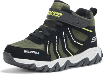 Skechers Rugged Ranger Storm Trail Stiefelette, Black Synthetic/Black & Green Trim, 34 EU