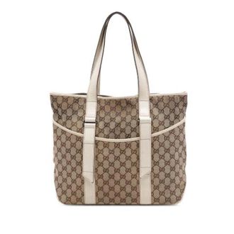 Gucci Pre-owned Canvas Tote Bag - - Pre-owned - Damen - Braun - ONE SIZE
