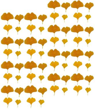 Aboofan 108 St&uuml;ck Teiliges K&uuml;nstliches Deko Seidigem Material Realistische Herbstbl&auml;tter f&uuml;r Party Hochzeits Thanksgiving Dekoration Langlebig und Vielseitig 