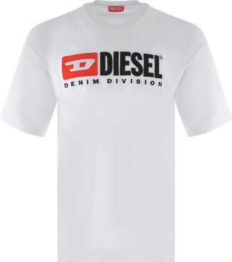 Diesel Homme, Tops, Blanc, Taille: XL T-Boxt Div T-shirt