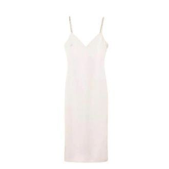 Twinset Langes Duchesse-Kleid - - Dresses - Damen - Rosa - XL