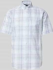 Olymp Regular Fit Business-Hemd mit Button-Down-Kragen