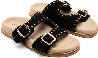 Gioseppo Damen Stella Flache Sandale, Schwarz, 36 EU