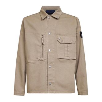 Stone Island Homme, Chemises, Beige, Taille: S Stone Island Chemises