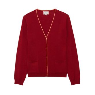 Ines De La Fressange Cardigan Clotaire - Femme - Pulls - Rouge - Taille: 36 FR