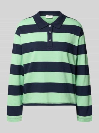 s.Oliver Red Label Loose Fit Poloshirt aus reiner Baumwolle