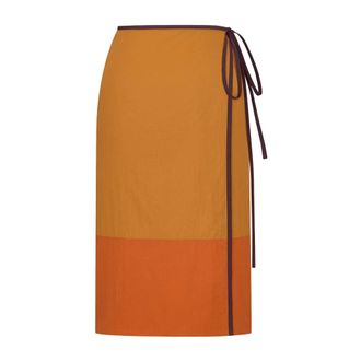 Saint Laurent Damen, R&ouml;cke, Orange, XSGr&ouml;&szlig;e