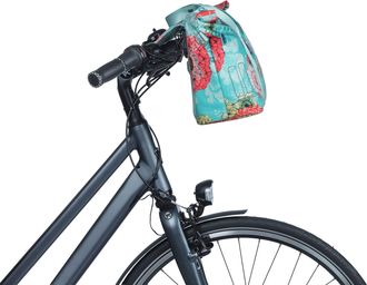 Basil Bicycle Handbag Bloom Field MIK Sky Blue - 8-11 Liter - Recycled PET Polyester, 18171, 29x15x28,5cm