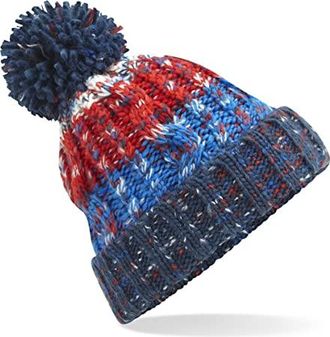 Beechfield B486 Bonnet Corkscrew &agrave; Pompon