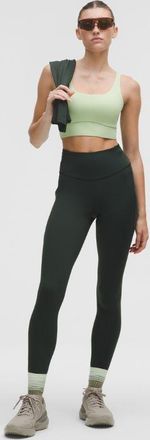 lululemon Legging Fast and Free taille haute 5 poches pour Femmes - 71 cm - Vert - Taille 10