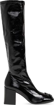 Courr&egrave;ges Femme, Chaussures, Noir, Taille: 38 EU Reedition Bottes &agrave; Talons