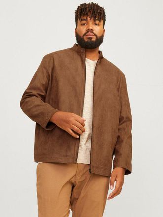 Jack & Jones Plus Size Lederimitatjacke JJEDYLAN CLEAN JACKET NOOS PLS