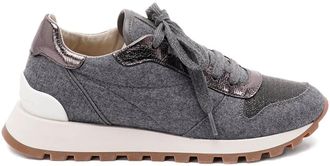 Brunello Cucinelli Brunello Cucinelli Low-Top Sneaker - Sneakers Grey - Gr. 36 (EU) - in Grau - f&uuml;r Damen
