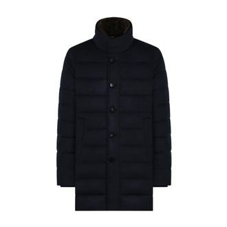 Duno Orlando F Langer Daunenmantel - - Jackets - Herren - Blau - XL