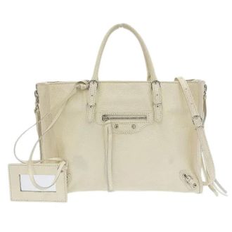 Balenciaga Pre-owned Leder Handtaschen - - Pre-owned - Damen - Wei&szlig; - ONE SIZE