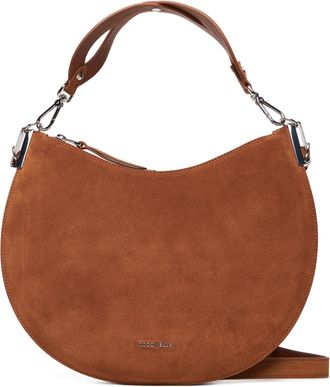 Coccinelle Handtasche Coccinelle QKG Coccinellesunup Suede E1 QKG 13 02 01 Braun
