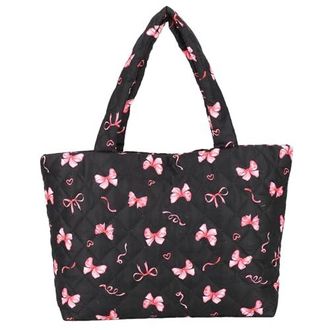 Generic Kexpery Sac &agrave; main f&eacute;minin floral bandouli&egrave;re rembourr&eacute; grand Sac port&eacute; sous le bras ou &agrave; la poign&eacute;e pour usage quotidien