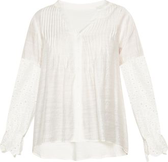 Usha Bluse Frauen Wei&szlig;