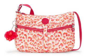 Kipling IZELLAH Mittelgro&szlig;e Umh&auml;ngetasche, Latin Cheetah (Rot)