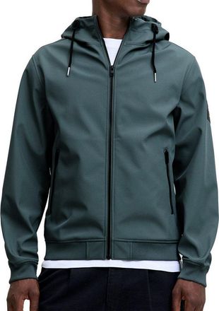 Jack & Jones Softshelljacke Basic Softshell Hood mit weichem Fleece-Innenfutter