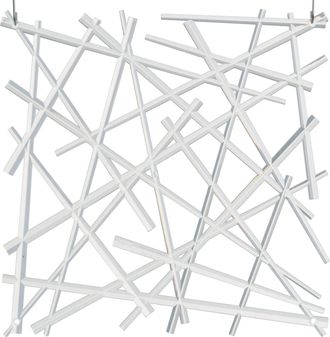 Koziol STIXX Deko-Element 4er-Set | mit Haken | Raumteiler, Fensterdekoration, Sichtschutz | Kunststoff, modular erweiterbar, stabil, pflegeleicht | Wohnzimm