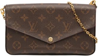 Louis Vuitton Hobo Bags - Monogram Pochette Felicie - Gr. unisize - in Braun - für Damen