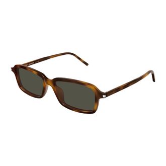 Saint Laurent Rechteckige Sonnenbrille - - Accessories - Herren - Braun - 53 MM