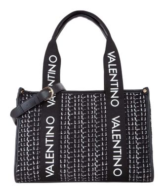 Valentino Schultertasche Shopper Candle Shopping Bag Nero/Multicolor schwarz