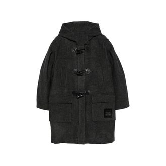 Ganni Hooded Toggle-fastening Coat