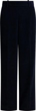 Circolo 1901 pantalon en velours côtelé à coupe ample - Bleu