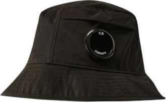 C.P. Company Bestickte Stich Bucket Hat Nylon - - Accessories - Herren - Schwarzk - M