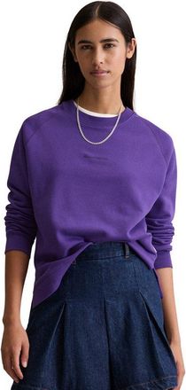 Marc O'Polo Denim Sweatshirt R&uuml;ckenteil dezent l&auml;nger, kleine Seitenschlitze, relaxed fit