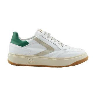 Valsport Wei&szlig;e Leder Unisex Handgefertigte Sneakers - - Shoes - Damen - Wei&szlig; - 44 EU