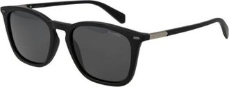 Polaroid Homme, Accessoires, Noir, Taille: ONE Size Lunettes de soleil classiques rectangulaires en plastique