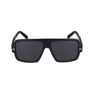 Tom Ford unisex, Accessoires, Noir, Taille: 58 MM Lunettes de Soleil Noires Classiques Ft0933 01A