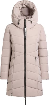 Khujo Dier Damen Wintermantel Steppmantel Winterjacke Kurzmantel Steppjacke (DE/NL/SE/PL, Alphanumerisch, XS, Regular, Regular, DUS-BEIGE)