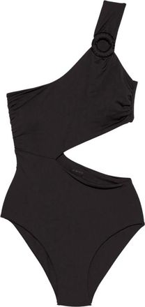 Fisico Femme, Maillots de bain, Noir, Taille: 40 FR Maillot de bain une pi&egrave;ce asym&eacute;trique