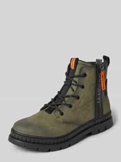 Bugatti Boots mit Schn&uuml;r- und Rei&szlig;verschluss Modell Pallario